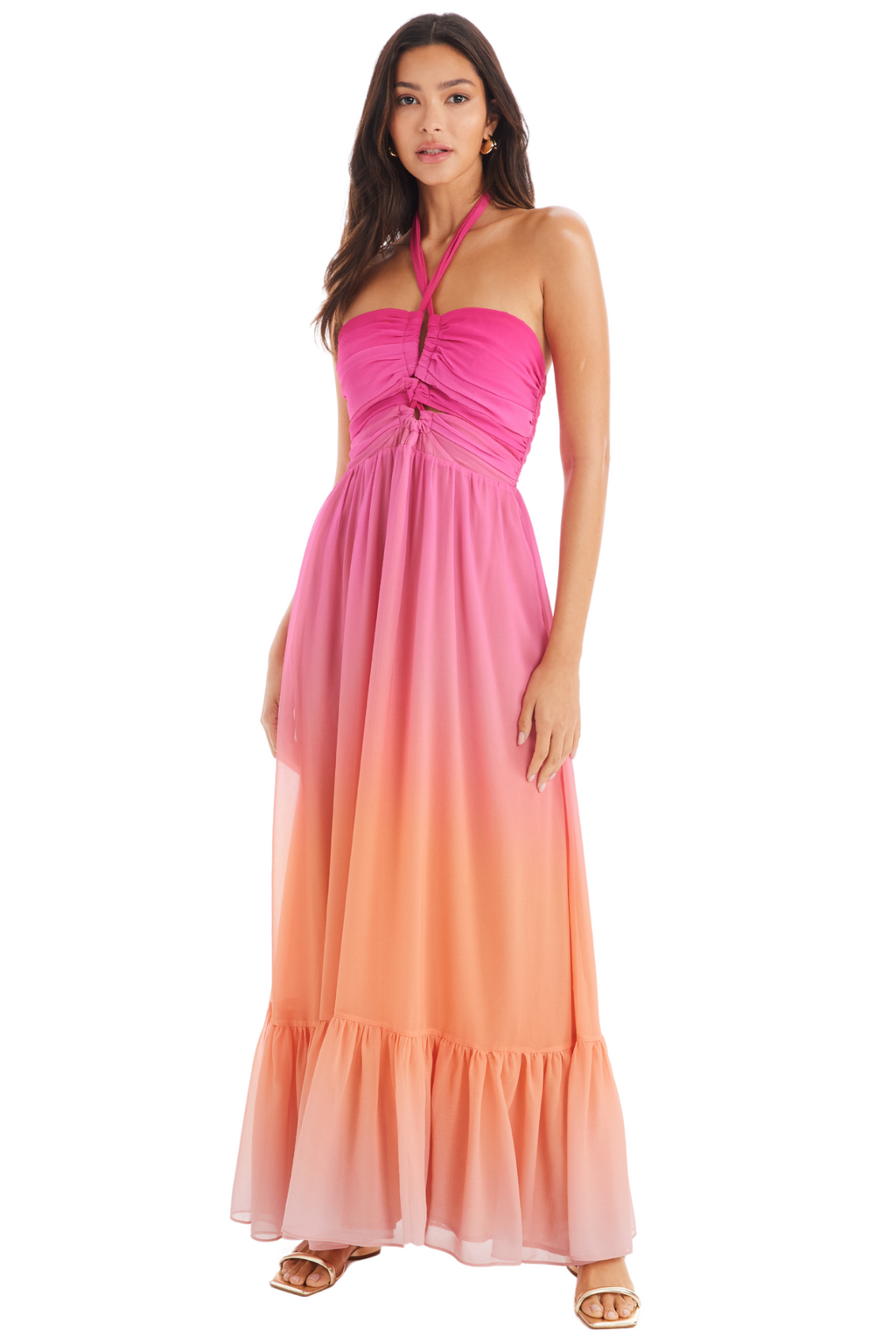 Sabine Maxi Dress Sunset Ombre Allison New York – Monkee's of High Point